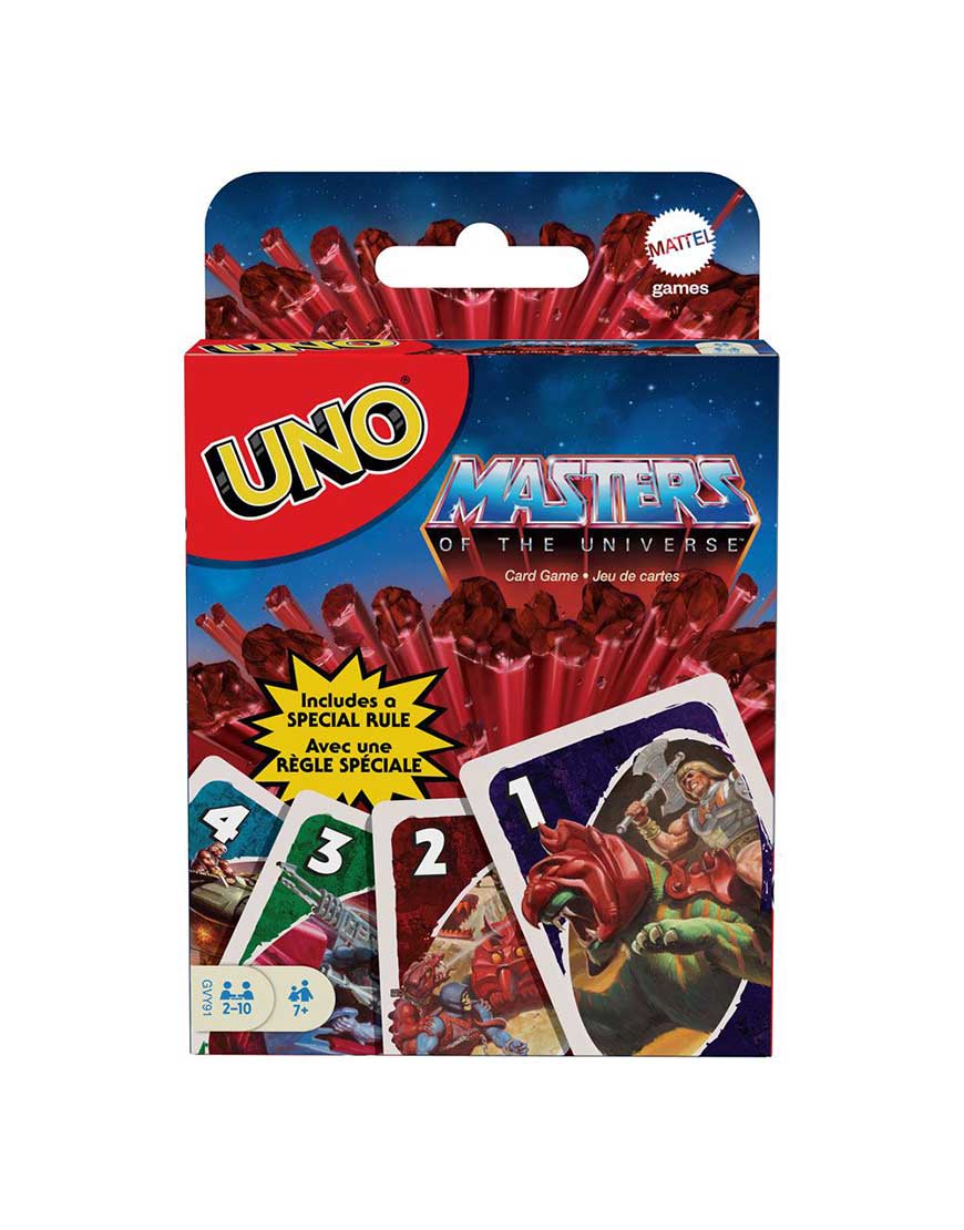 Masters Of The Universe UNO Card Game Funky Power Masters Of The Universe UNO Card Game Funky Power